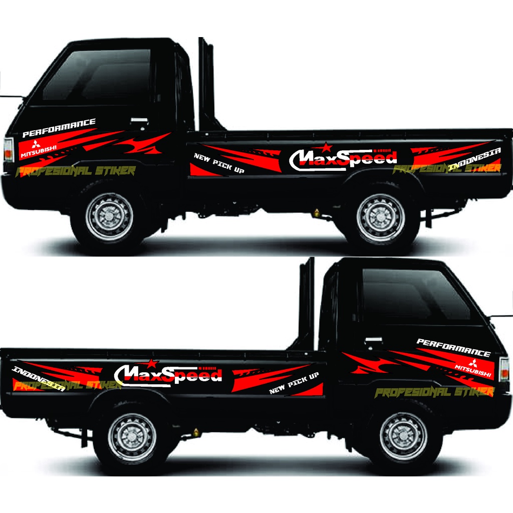 Jual Stiker L300 PickUp Stiker Cutting Mobil Mitsubishi L300 Terbaru ...