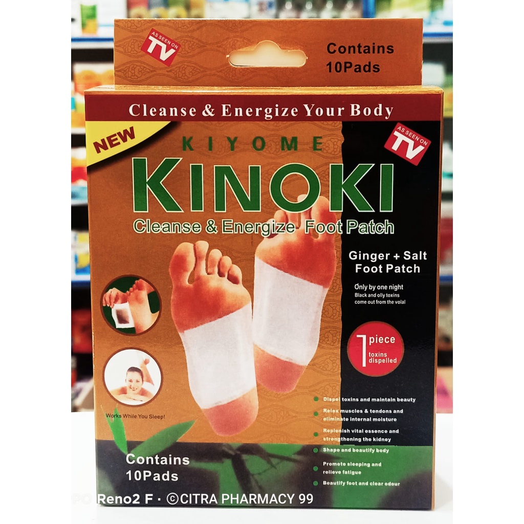 Jual Kinoki Gold 𝐓𝐕 𝟏 𝐁𝐎𝐗 𝐈𝐒𝐈 𝟏𝟎𝐏𝐂𝐒 - Koyo untuk Detox Racun Kaki ...