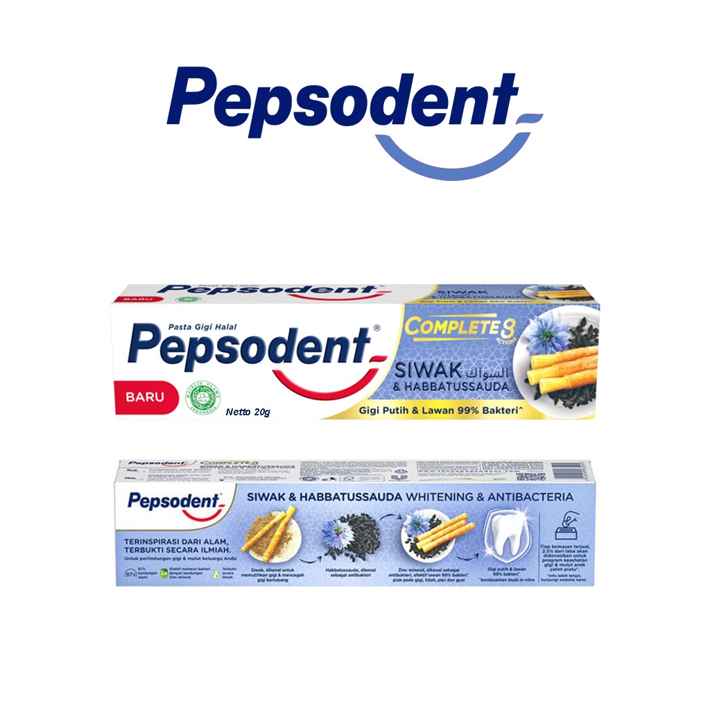Jual Pepsodent Siwak Habbatussauda 20g | Shopee Indonesia