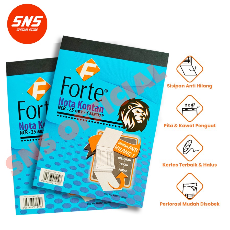 Jual BUKU NOTA / SURAT JALAN 1 PLY / 2 PLY / 3 PLY (A5 / A6) FORTE SNS OFFICIAL STORE | Shopee ...