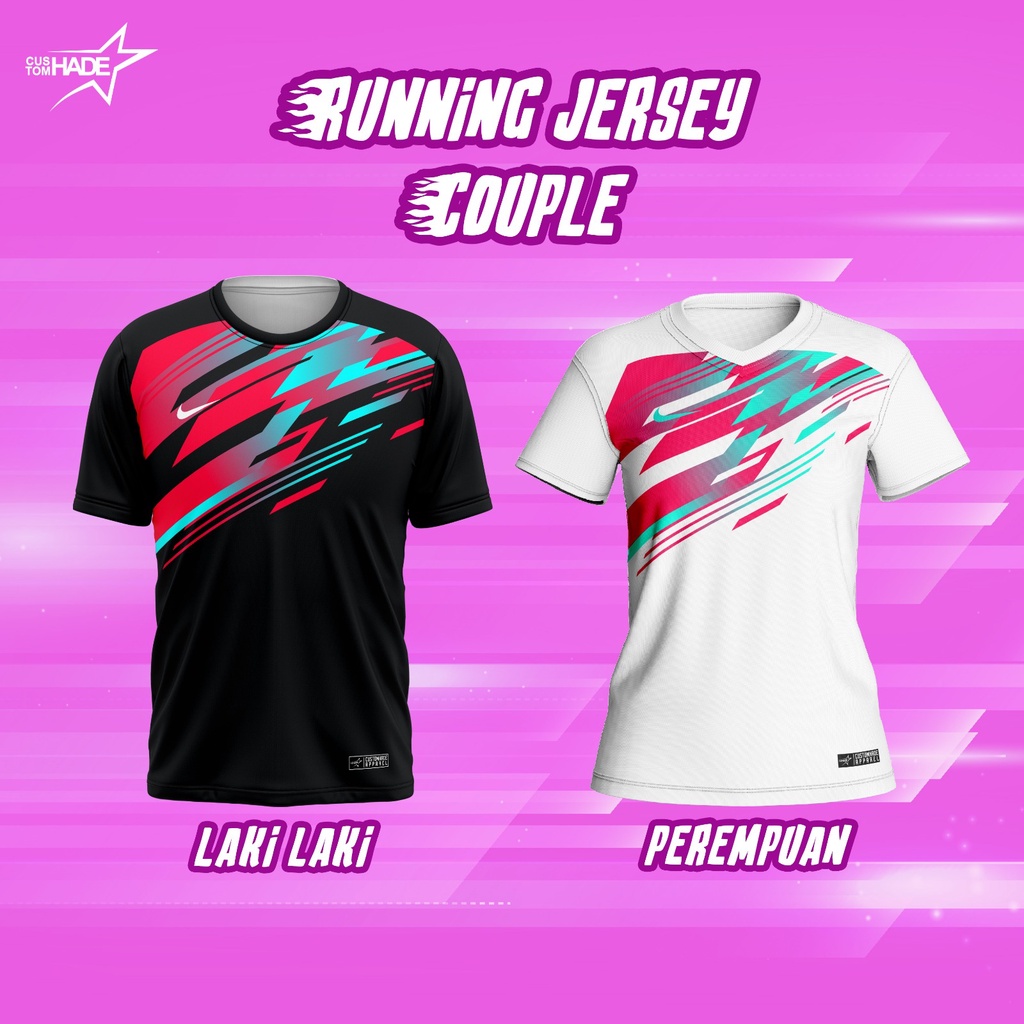 Jual Kaos Jersey Baju Sport Lari Running Couple Terbaru Fullprinting ...