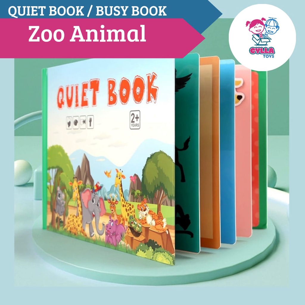 Jual QUIET BOOK/BUSY BOOK/BUKU AKTIVITAS VELCRO ANAK/KIDS ACTIVITY BOOK ...