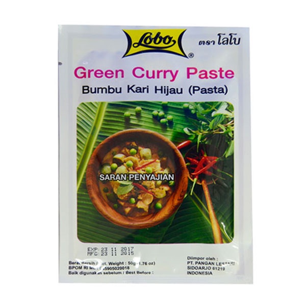 Jual LOBO GREEN CURRY PASTE 50 GR | Shopee Indonesia