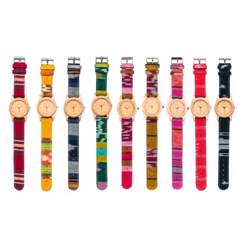 Jual Woodka Mini Loca Maple Classic & Tenun Strap | Jam tangan kayu ...