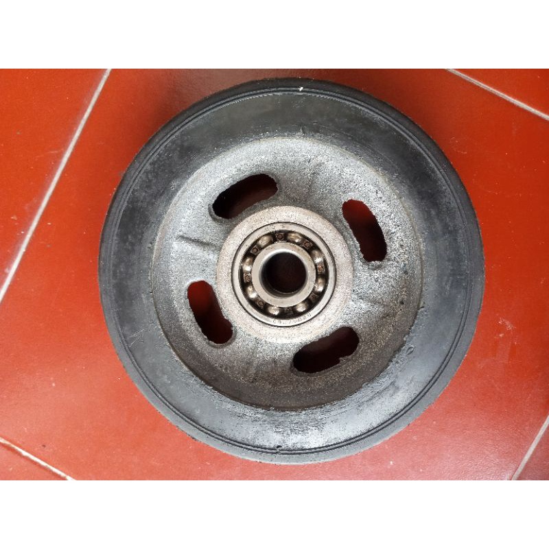 Jual roda gledekan 7 in karet mati | Shopee Indonesia