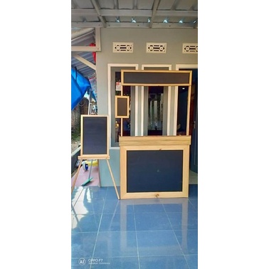 Jual Booth portable Gerobak lipat kayu | Shopee Indonesia