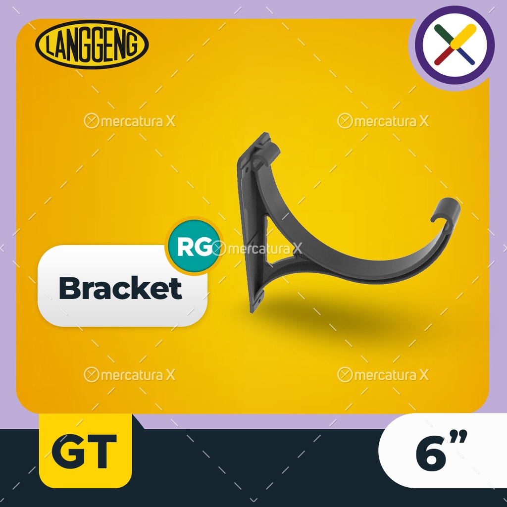 Jual Gantungan Talang Air Gutter Bracket RG - GT 6" - Fitting PVC ...