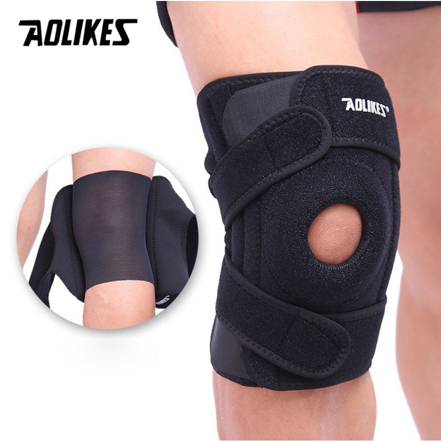Jual Aolikes 7913 Knee Support Brace - Pelindung lutut Deker Gym ...