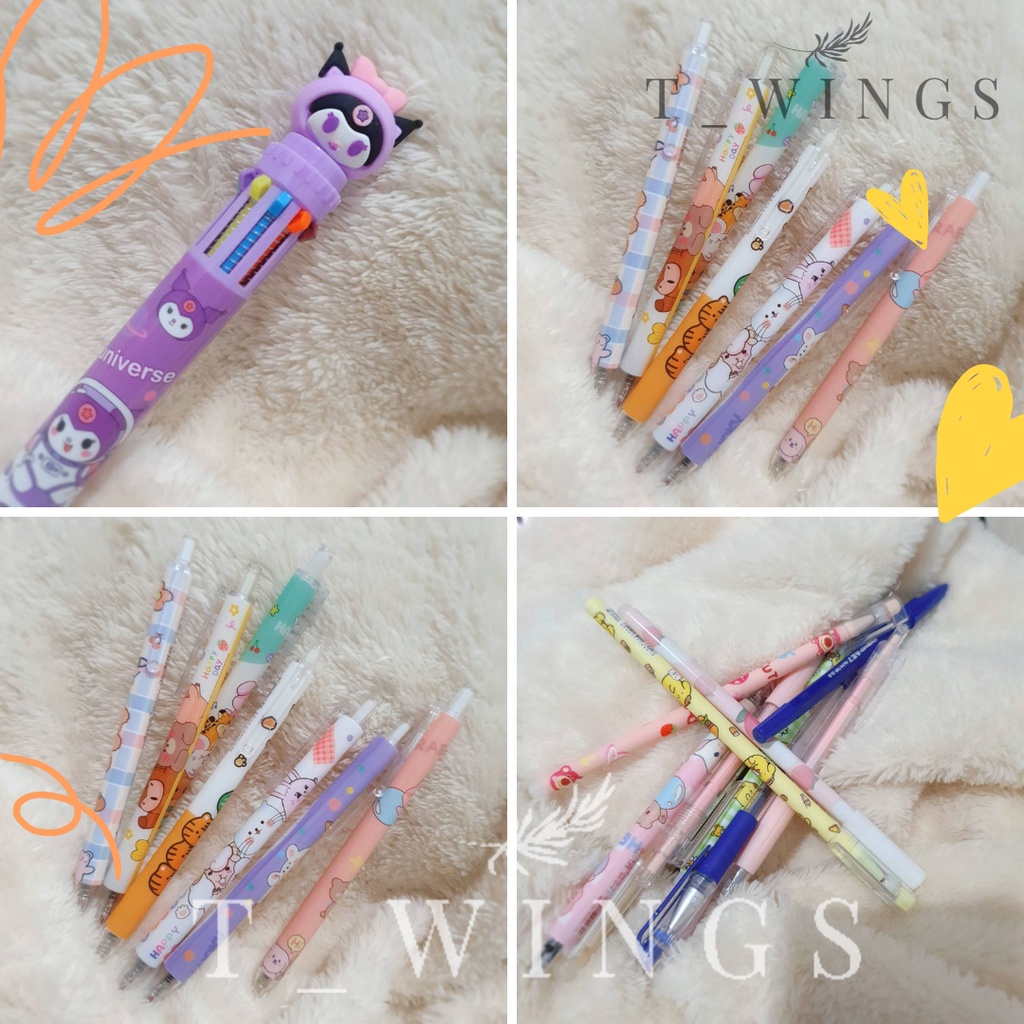 Jual PEN CAIR KAWAII / PENA SANRIO / PENA CETEK KAREKTER / PEN HAPUS ...