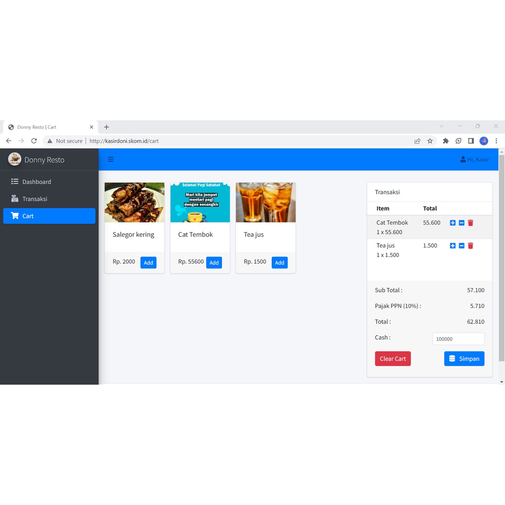 Jual PROMO SOURCE CODE APLIKASI PEMESANAN RESTAURANT BERBASIS WEB ...
