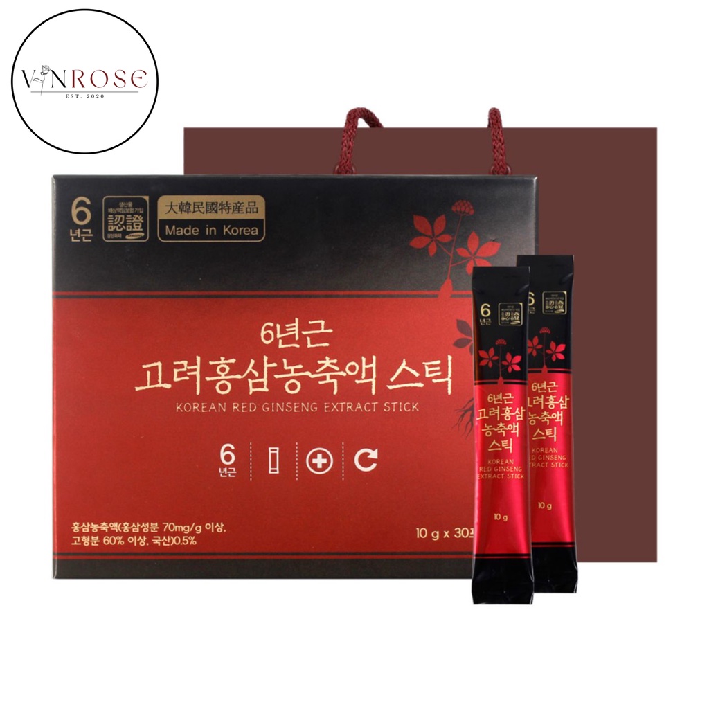 Jual [30 Stick] Korea Red Ginseng Extract 6 years Jung Won Sam Ginseng ...