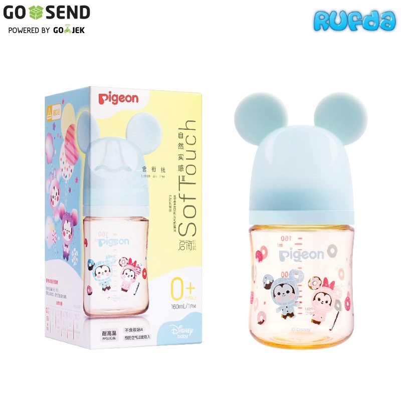 Jual Pigeon Botol PPSU 160ml Bottle Disney Series nipple Softouch Generasi 3 | Shopee Indonesia