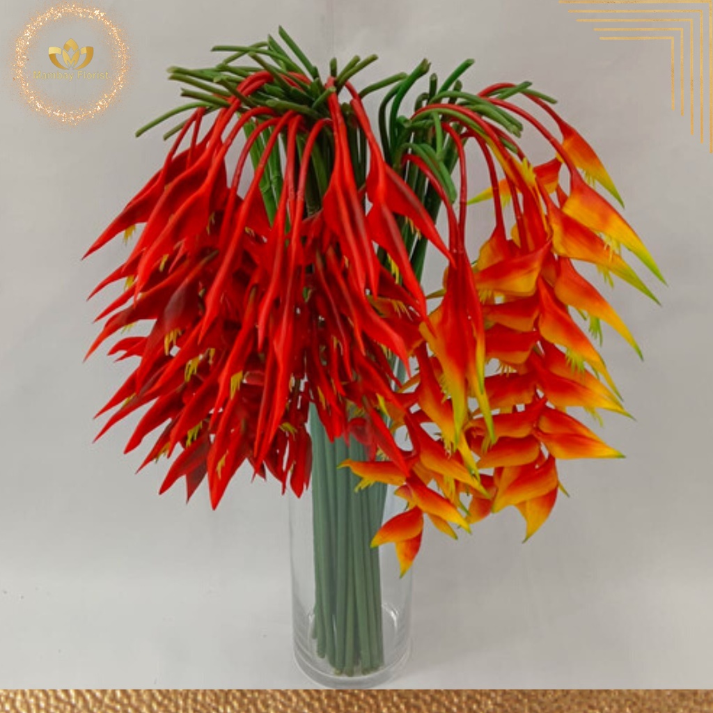 Jual Bunga Heliconia Pisang-Pisangan Artificial Plastik Bahan Latex[1 ...