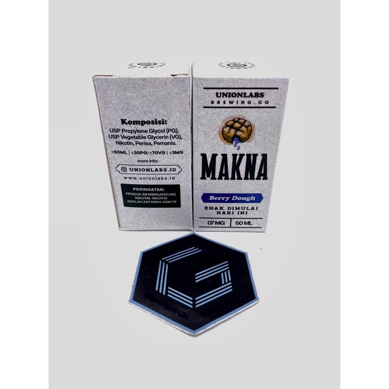 Jual Liquid Makna BERRY DOUGH 60ML by Union Labs Vape Blueberry ...