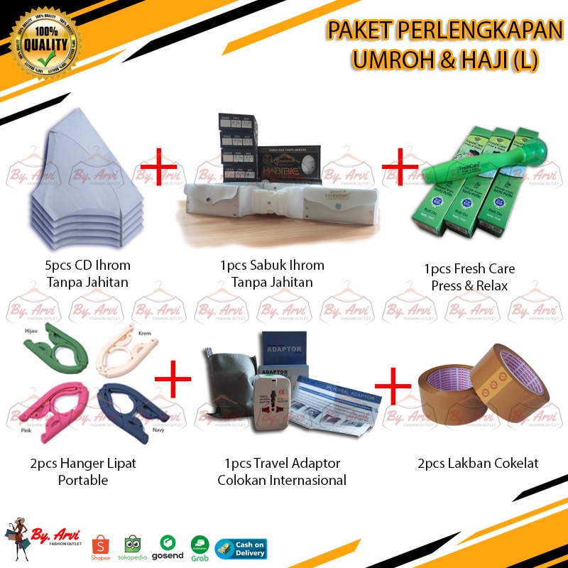 Jual (L) Paket Perlengkapan Umroh dan Haji / Bundling Perlengkapan ...