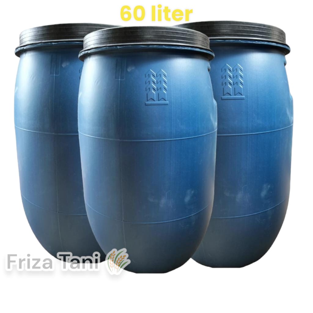 Jual Tong Air Biru/ Tong 60 Liter Komposter Biru Tempat Sampah ...