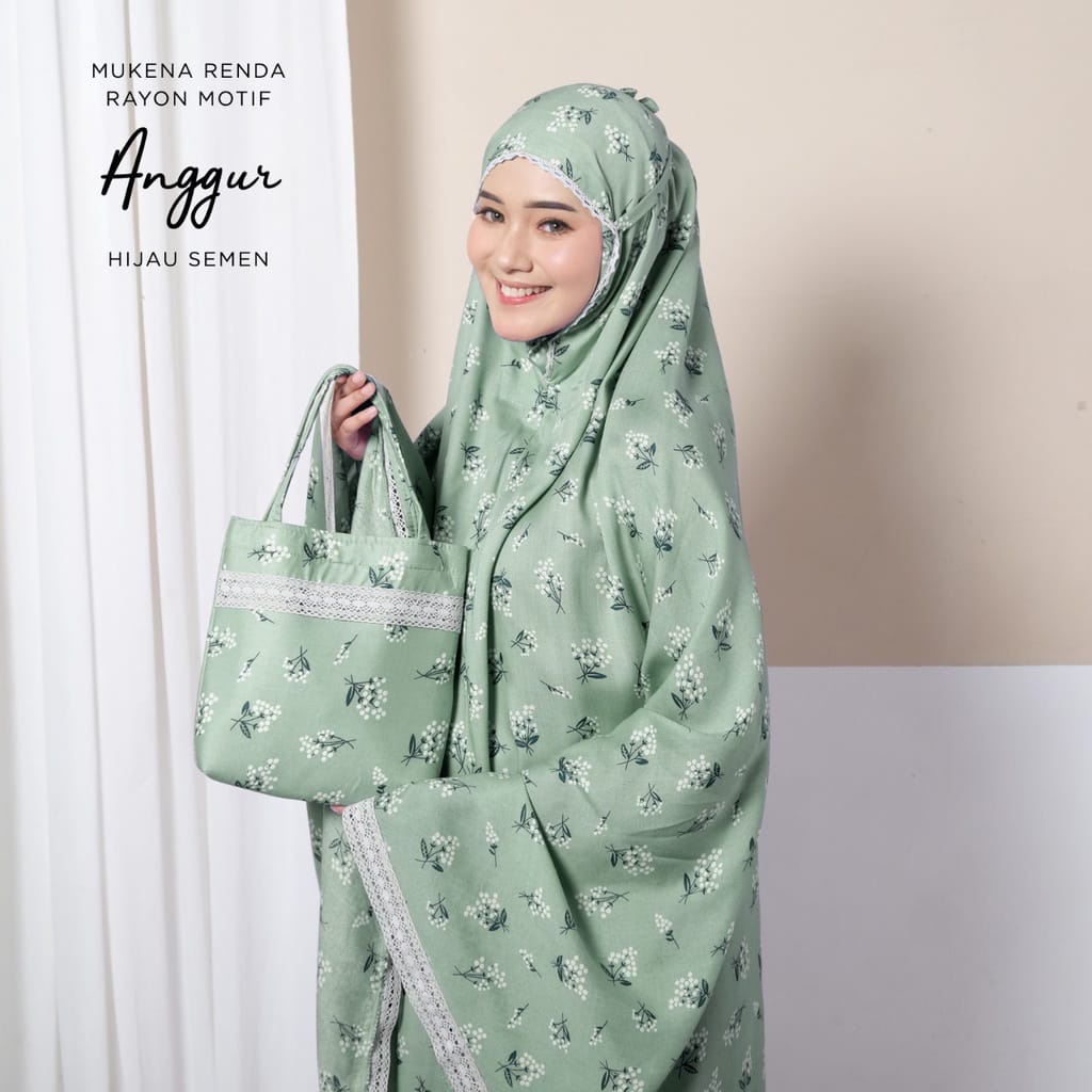Jual COD Mukena Dewasa Anggur Motif Baru Rayon Printing Free Tas Cantik ... Jual COD Mukena Dewasa Anggur Motif Baru Rayon Printing Free Tas Cantik ...