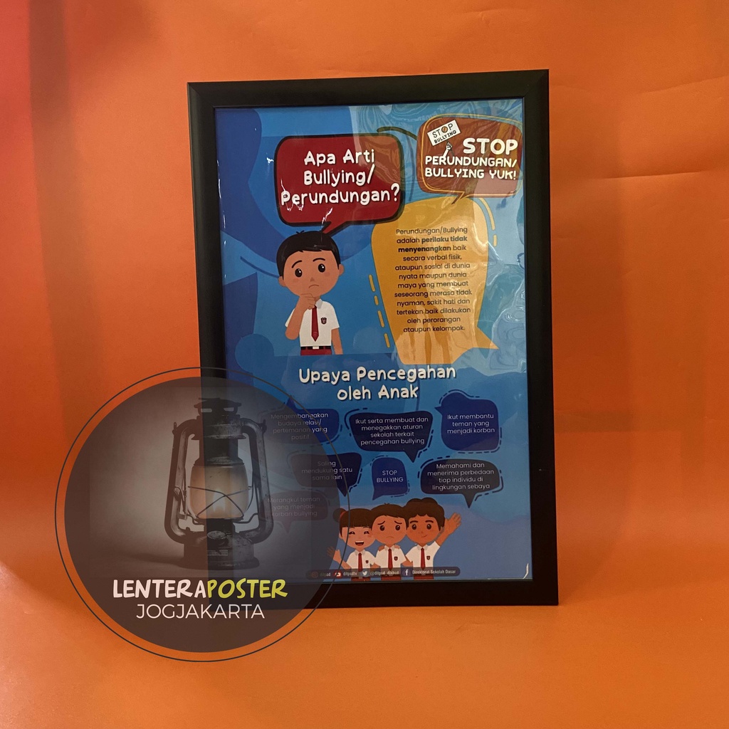 Jual Poster Bullying Sekolah + Pigura - Poster Edukasi Apa itu Bullying ... Jual Poster Bullying Sekolah + Pigura - Poster Edukasi Apa itu Bullying ...
