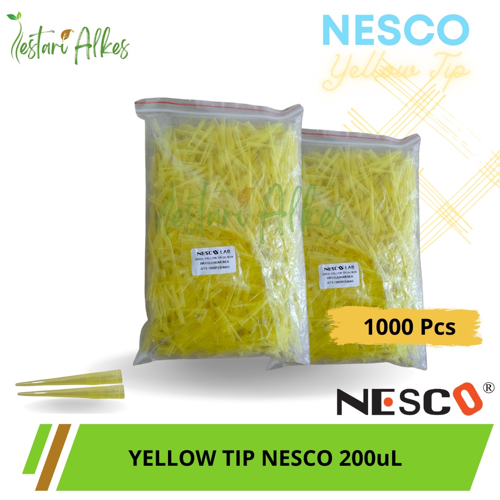 Jual Yellow Tip Micropipette 200ul / Yellow Tips Nesco | Shopee Indonesia