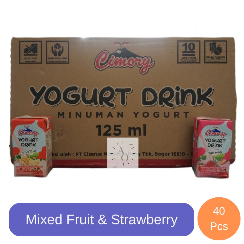 Jual CIMORY Yogurt Drink / Minuman Yogurt 125ml x 40 pcs (1 karton) | Shopee Indonesia