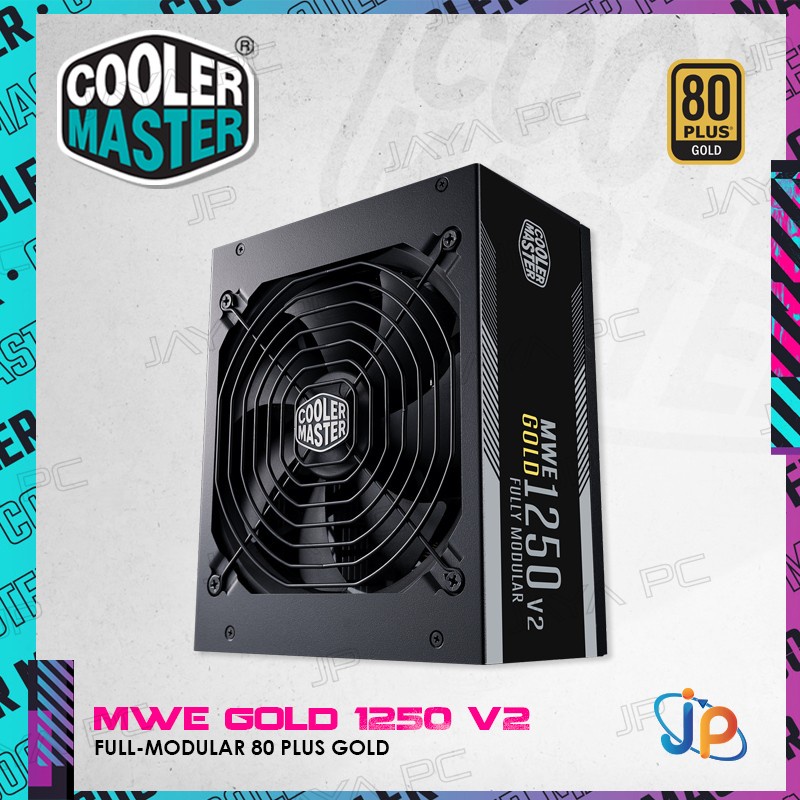 Jual Cooler Master MWE Gold 1250 V2 PSU/ Power Supply 1250W 80+ Gold ...