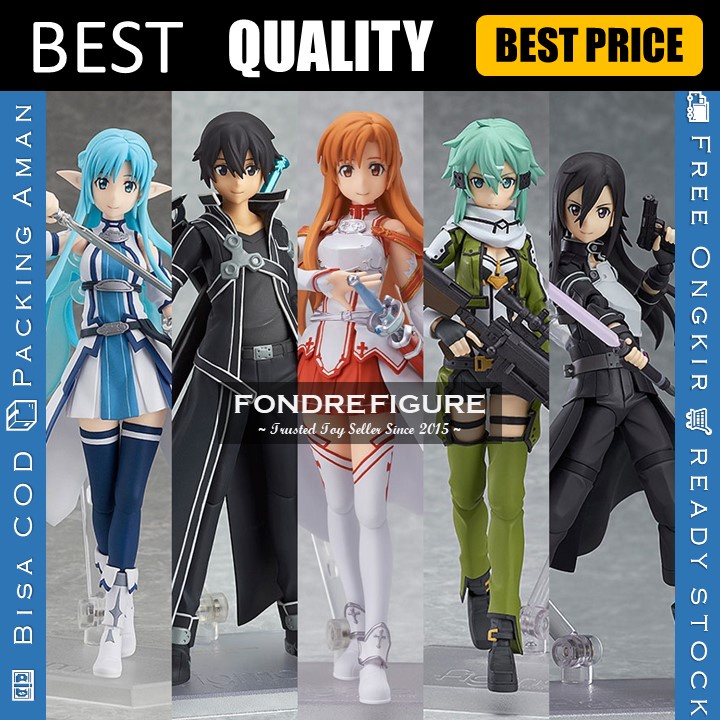 Jual FIGMA KIRITO ASUNA SINON 174 178 241 SWORD ART ONLINE MAX FACTORY ...