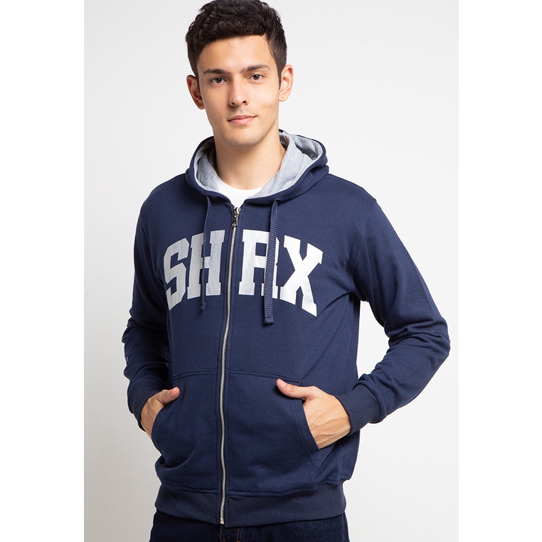 Jual Sharks - Daily Active Jacket - Blue [SGG2114659LL] | Shopee Indonesia