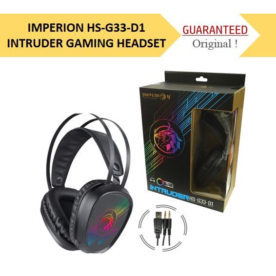Jual Gaming Headset Imperion Intruder HSG-33D1 | Shopee Indonesia
