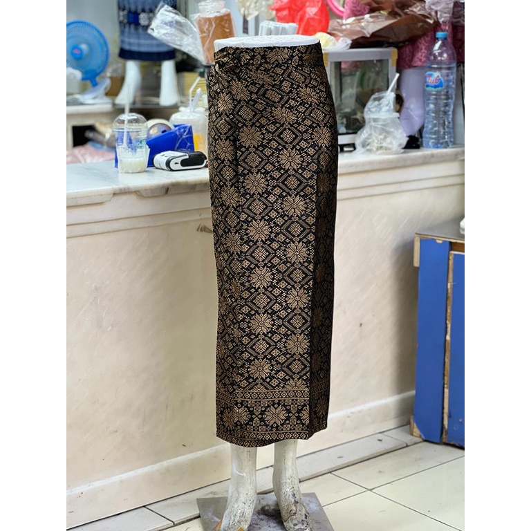 Jual ROK / KAIN SONGKET LILIT SEMI PALEMBNAG / SONGKET SEMI PALEMBANG ...