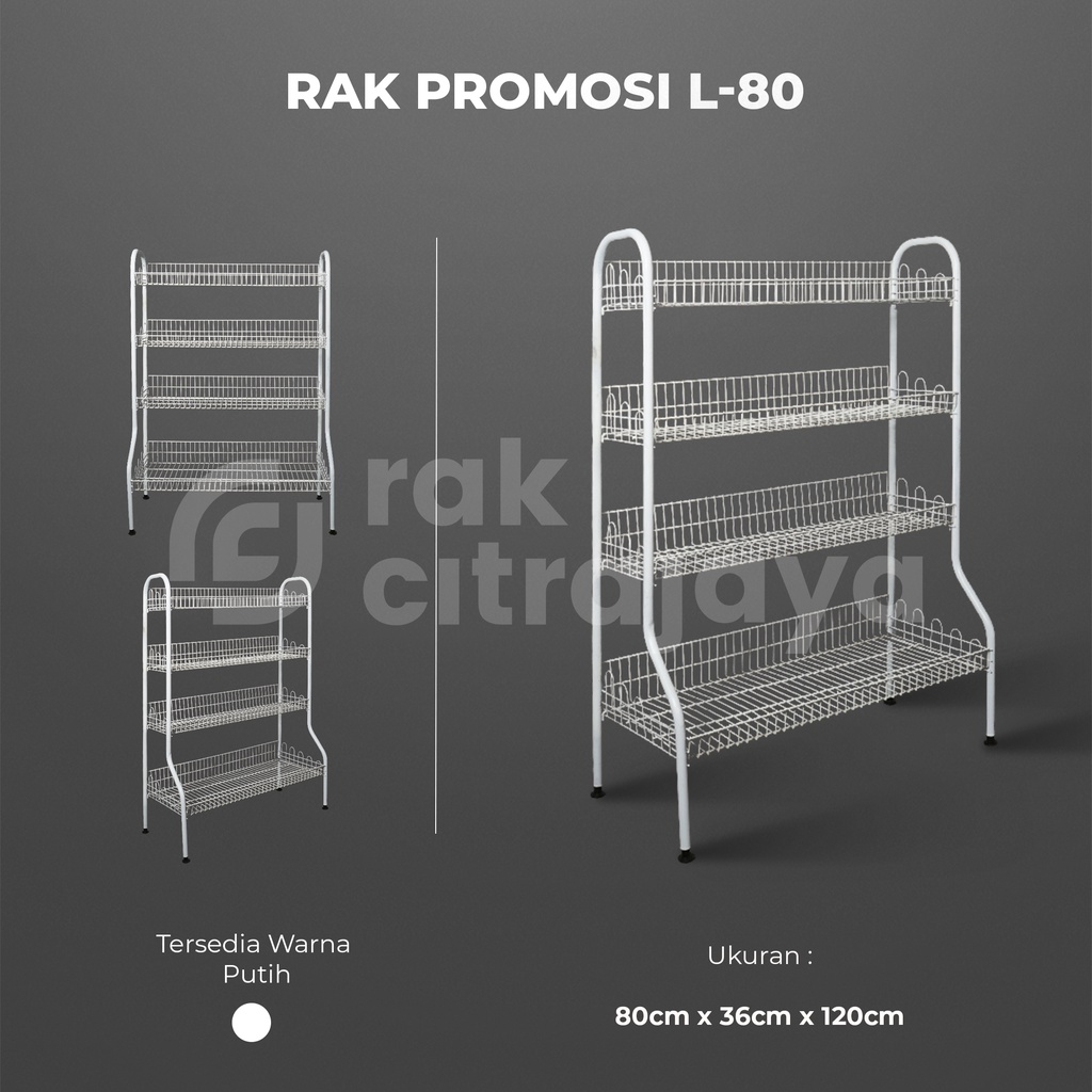 Jual RAK SARI ROTI CIKI SNACK DISPLAY JUMBO SERBAGUNA L80 | MELODY ...