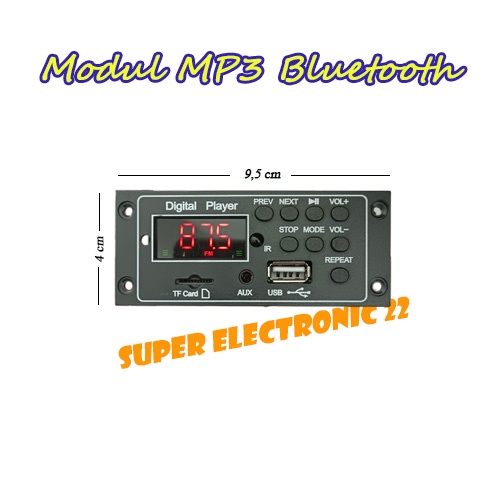Jual Modul Kit Mp3 Bluetooth 5.0 daya 12 high quality | Shopee Indonesia