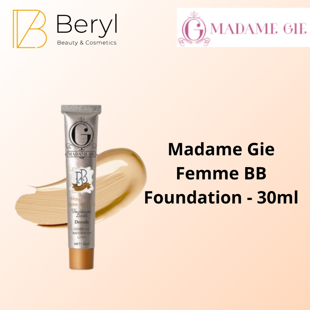 Jual Madame Gie Femme BB Foundation - 30ml | Shopee Indonesia