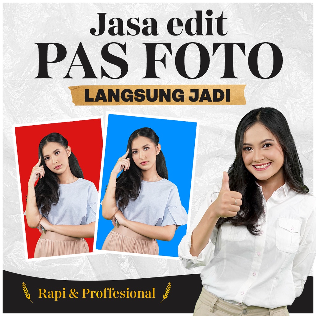 Jual Edit Pas Foto / Edit Jas Foto / Ganti Background | Shopee Indonesia