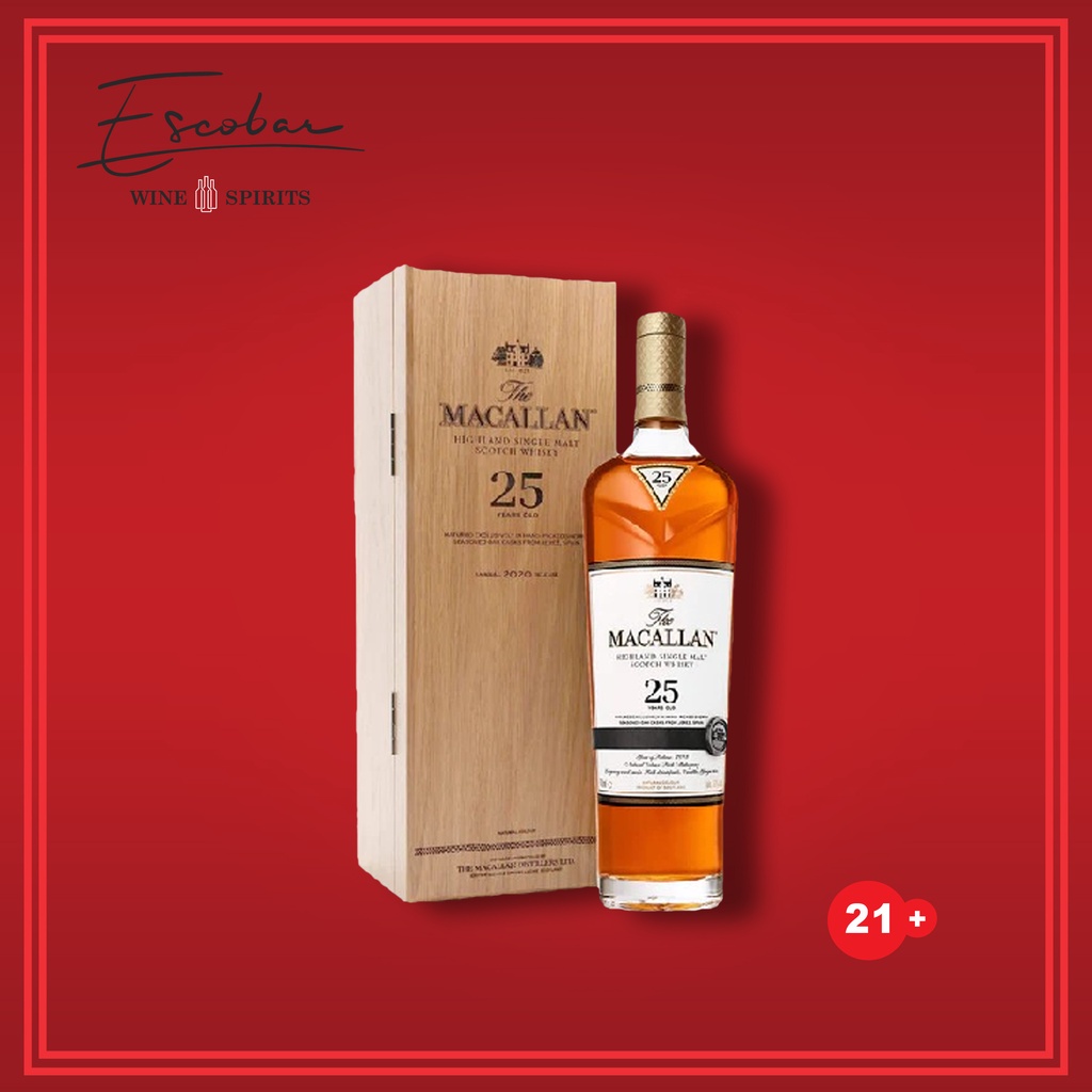 Jual Macallan 25 Years Single Malt Scotch Whisky | Shopee Indonesia