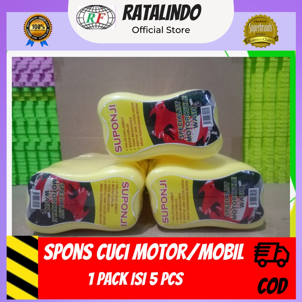 Jual Spons Busa Cuci Motor mobil Busa Cuci Motor 4cm x 9cm x 15cm 1 ...