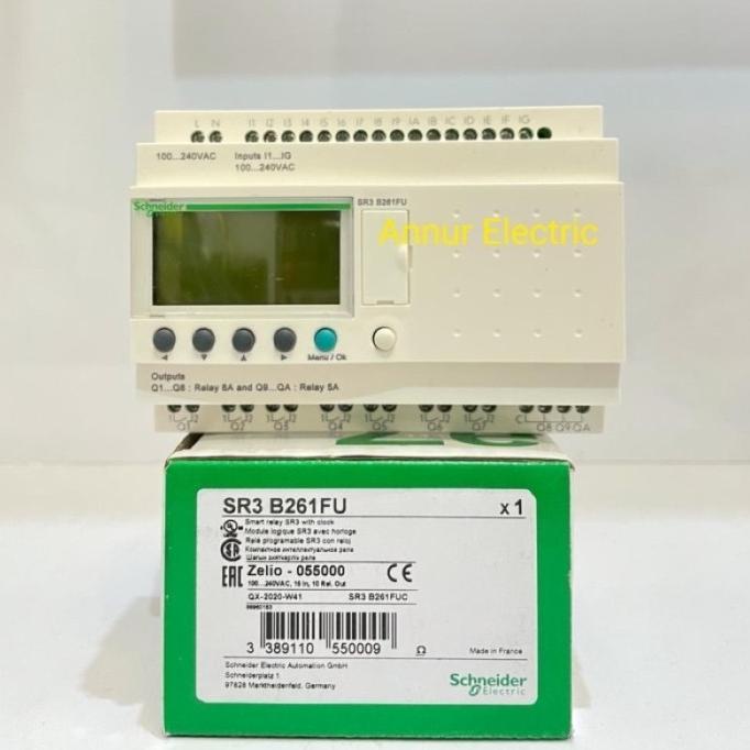 Jual Sr3 B261Fu Schneider Smart Relay Zelio Sr3B261Fu 100-240V Limited | Shopee Indonesia