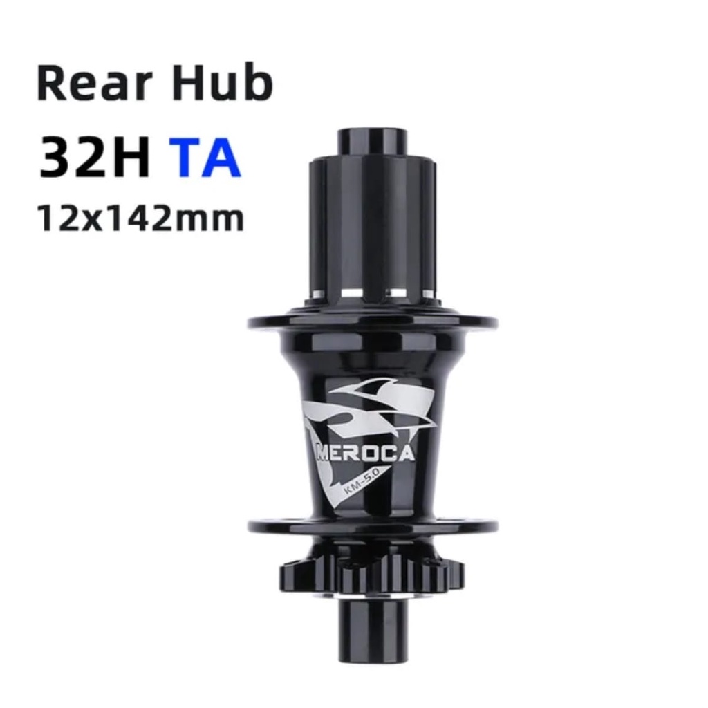 Jual Meroca Hub Freehub TA Thru Axle Hub Sepeda 5+2 Bearing 6 Pawl 32 ...