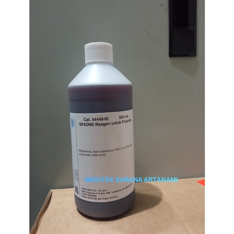 Jual HACH 44449 SPADNS Fluoride Reagent Solution 500 mL | Shopee Indonesia