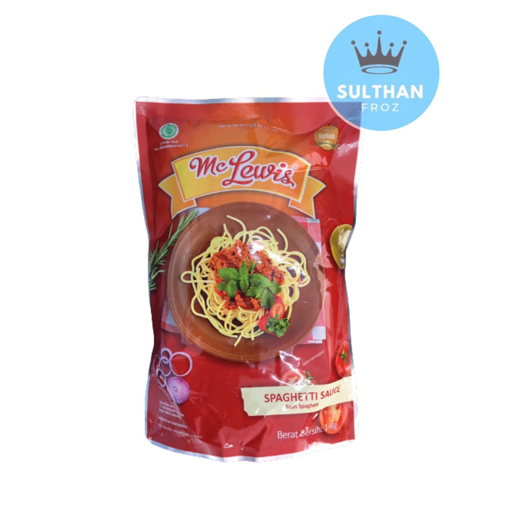 Jual MC LEWIS SPAGHETTI SAUCE 1 KG 310 GR | Shopee Indonesia