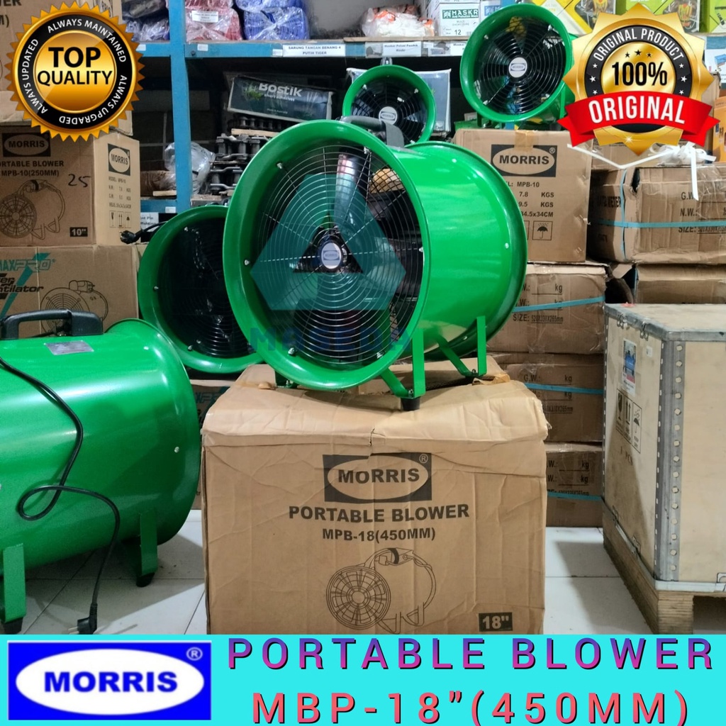 Jual Blower Portaible Fan 18 Inch Blower Tabung Blower 18" MORRIS ...