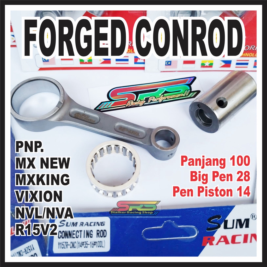 Jual Stang Seher Seker Conrod Sum Racing Forged vixion mxking mxnew ...