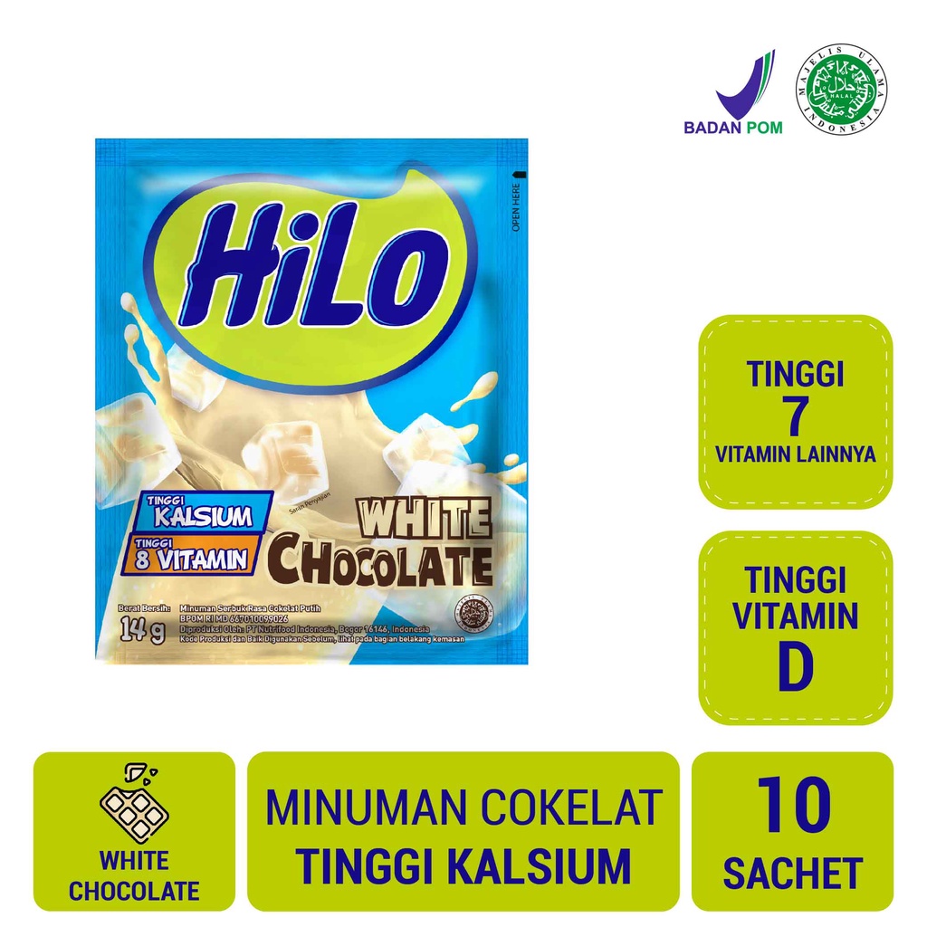 Jual susu HiLo Sachet Renteng All Varian Rasa 1 renteng isi 10pcs ...
