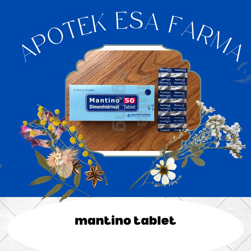 Jual Mantino 10 Tablet (Obat Mual, Muntah, Mabuk Perjalanan) | Shopee ...