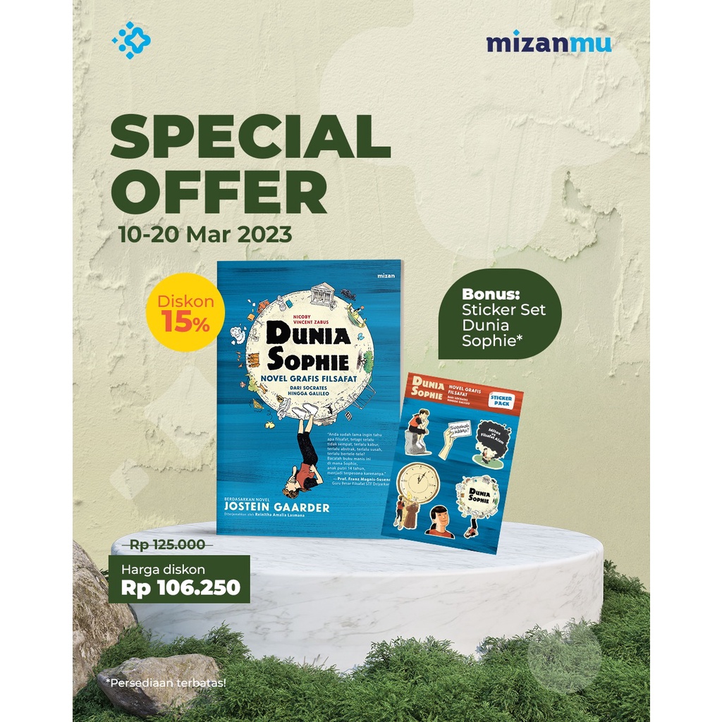 Jual Jostein Gaarder - Dunia Sophie (Novel Grafis Filsafat) | Shopee Indonesia