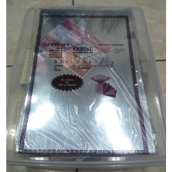 Jual [Jilid] Plastik Mika Jilid F4 / Cover Mika Jilid F4 Murah [Kantor] | Shopee Indonesia