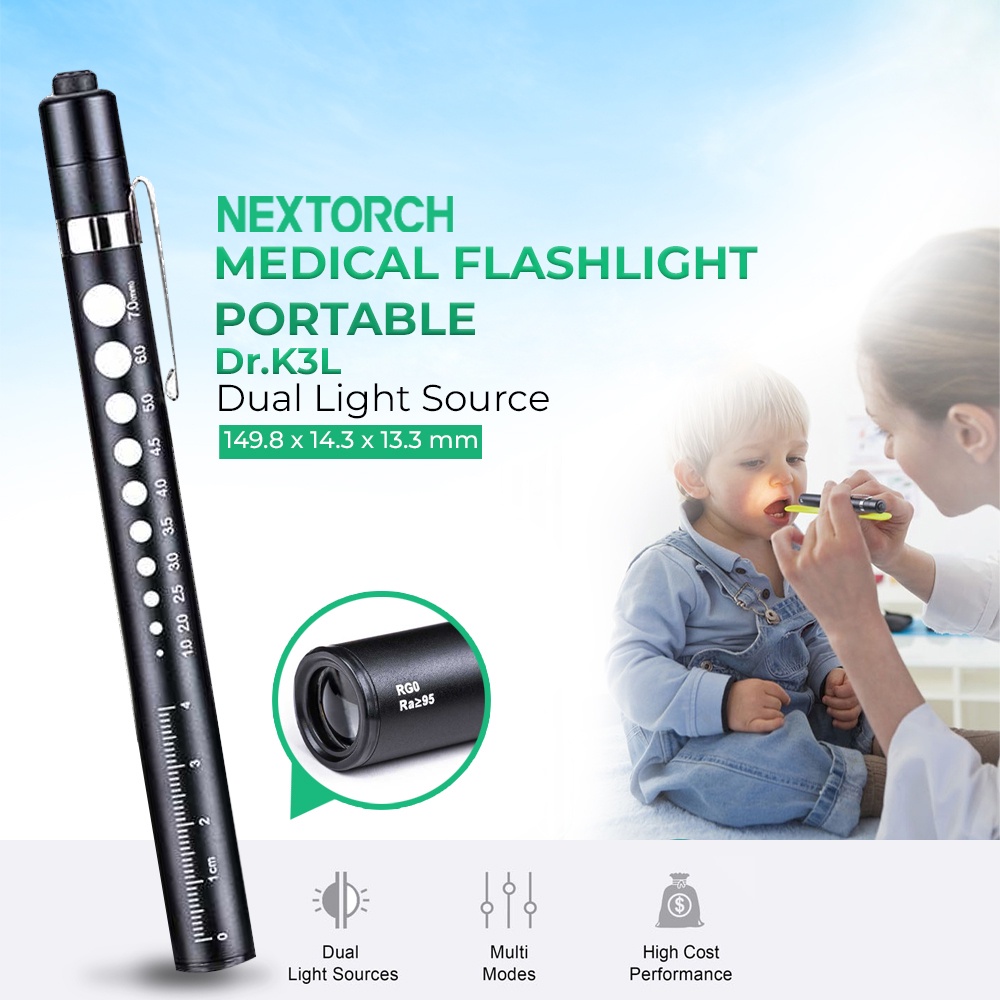 Jual SportStationOutlet NEXTORCH Medical Flashlight Senter Medis LED ...