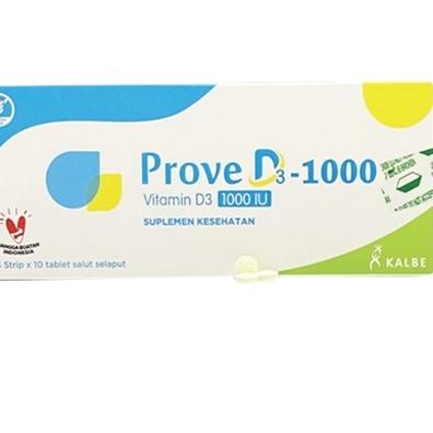 Jual Original Prove D3 1000 IU Box Isi 30 Tablet - Vitamin D3 1000 IU ...