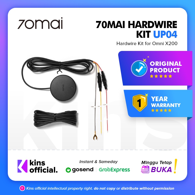 Jual 70mai Hardwire Kit UP04 Untuk Omni Parking Monitor 4G Live Control | Shopee Indonesia