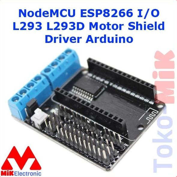 Jual Nodemcu Esp8266 I O L293 L293d Motor Shield Driver Arduino Tok Mi