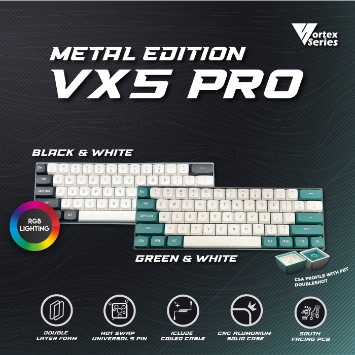 Jual Best Seller Vortexseries Vx5 Pro Midnight Green Metal Edition ...